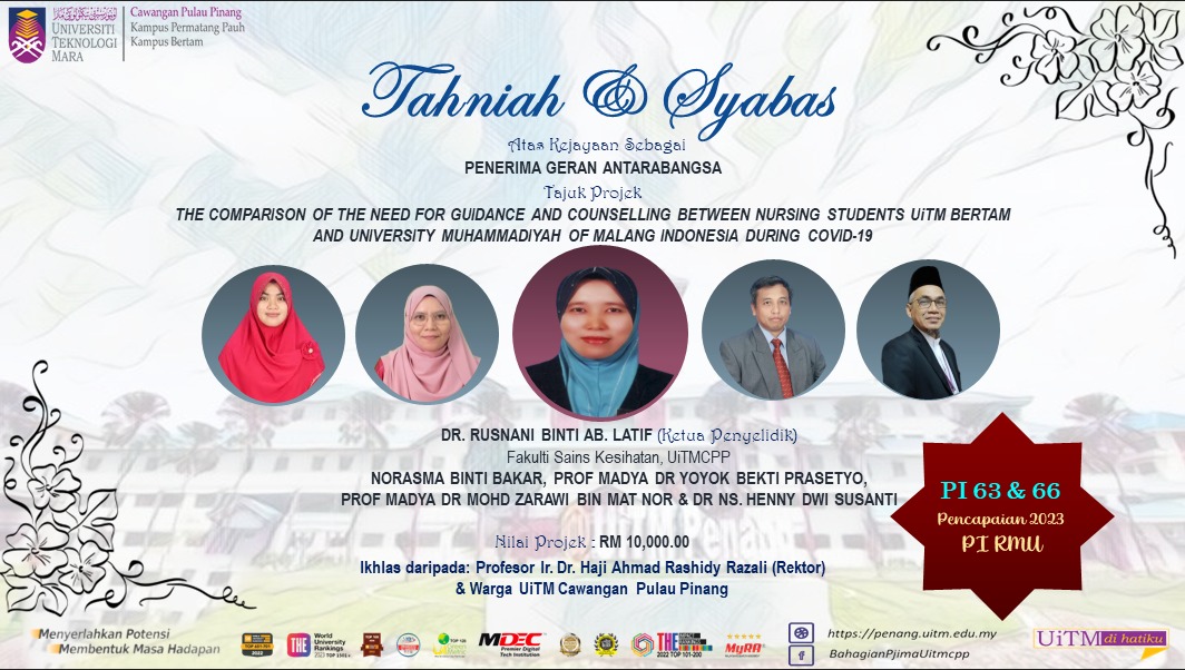 Dosen Keperawatan FIKES UMM Mendapatkan Grant Research dari Universiti ...